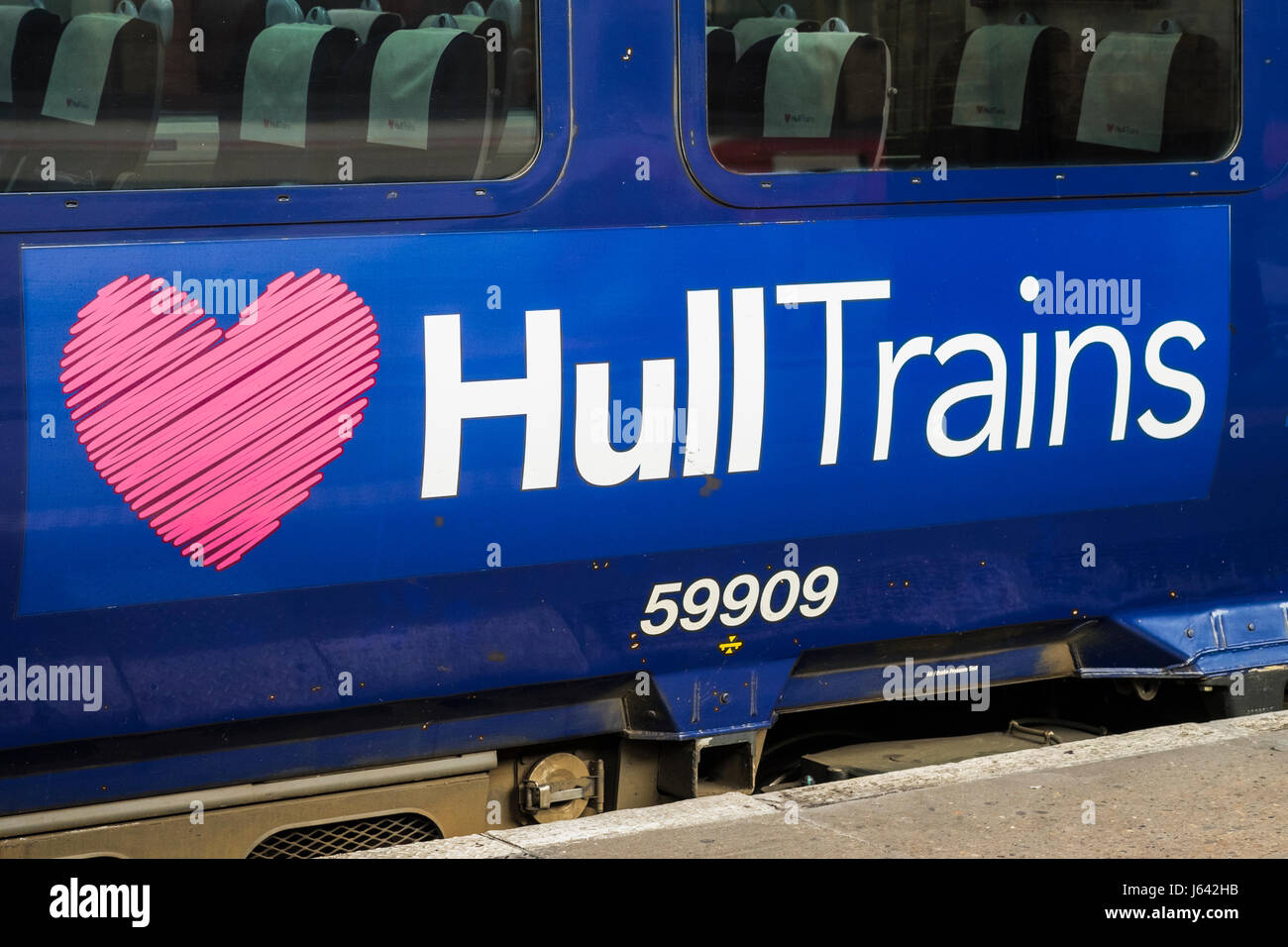 Hull Trains, Hull Paragon station, Yorkshire, England, U.K Stock Photo ...