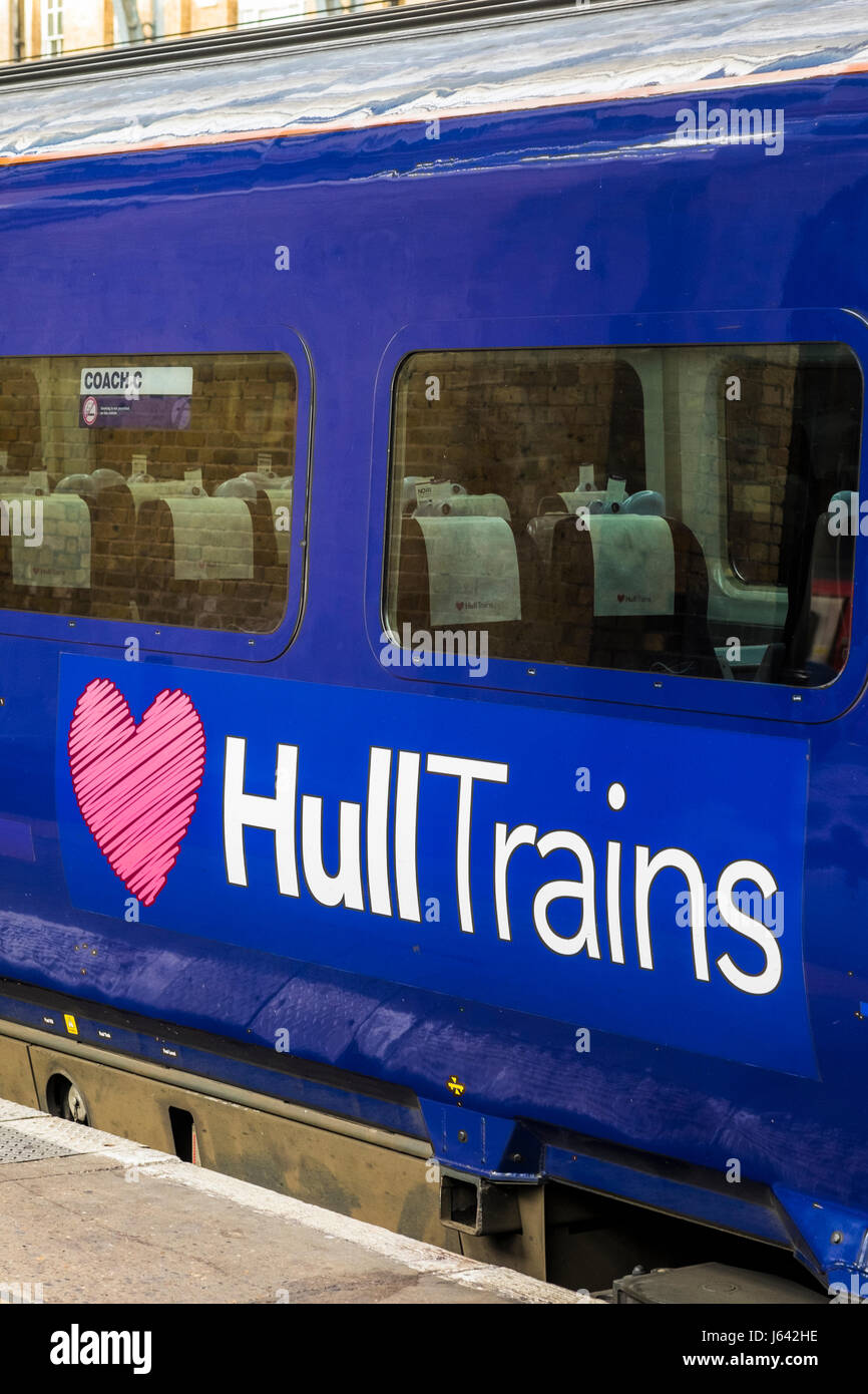 Hull Trains, Hull Paragon station, Yorkshire, England, U.K Stock Photo ...