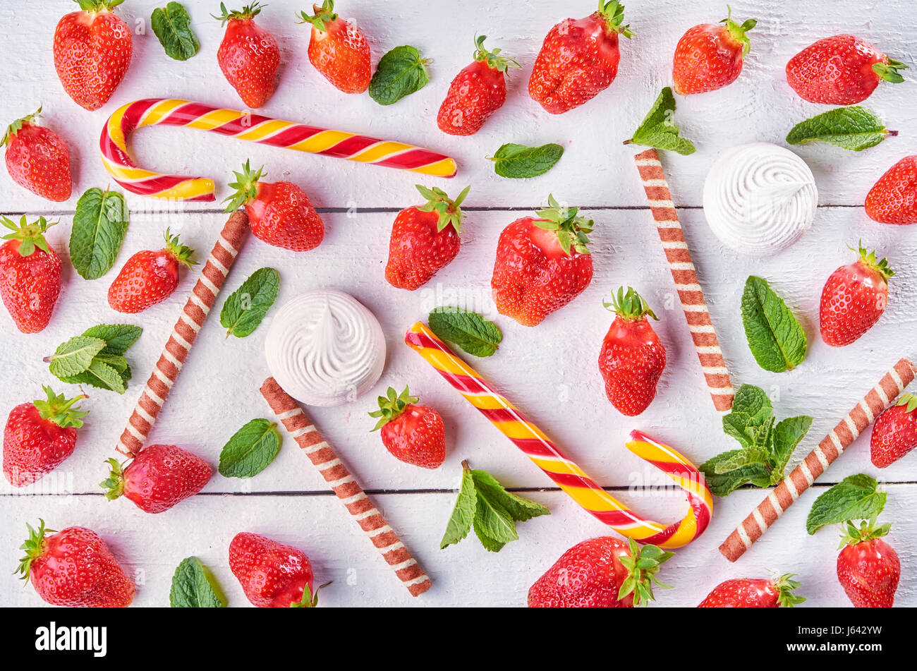 Deliciousl sweet fruit mix of strawberry, caramel marshmallows, sweet ...