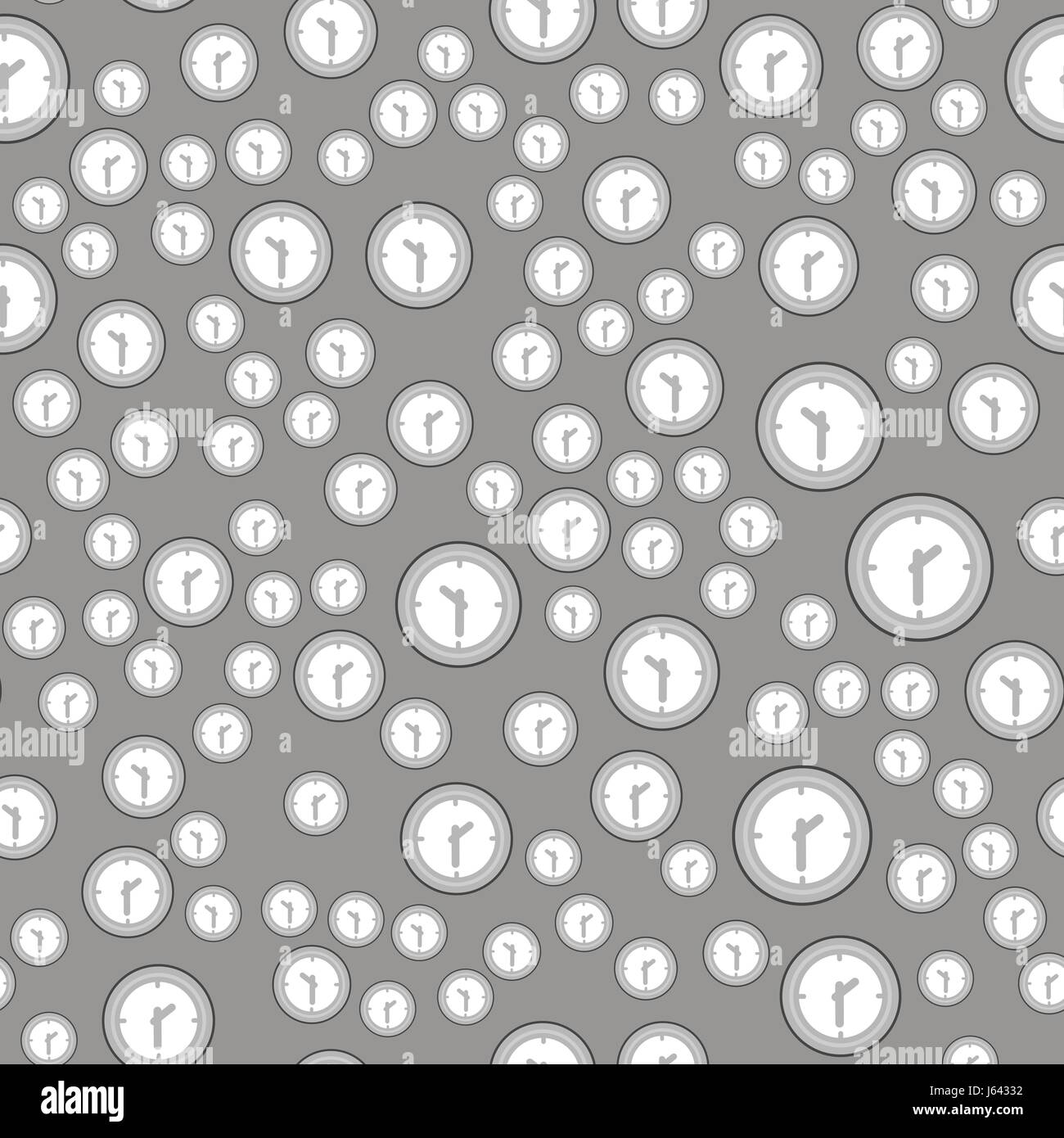 Clock Icon Seamless Pattern Stock Vector Image & Art - Alamy