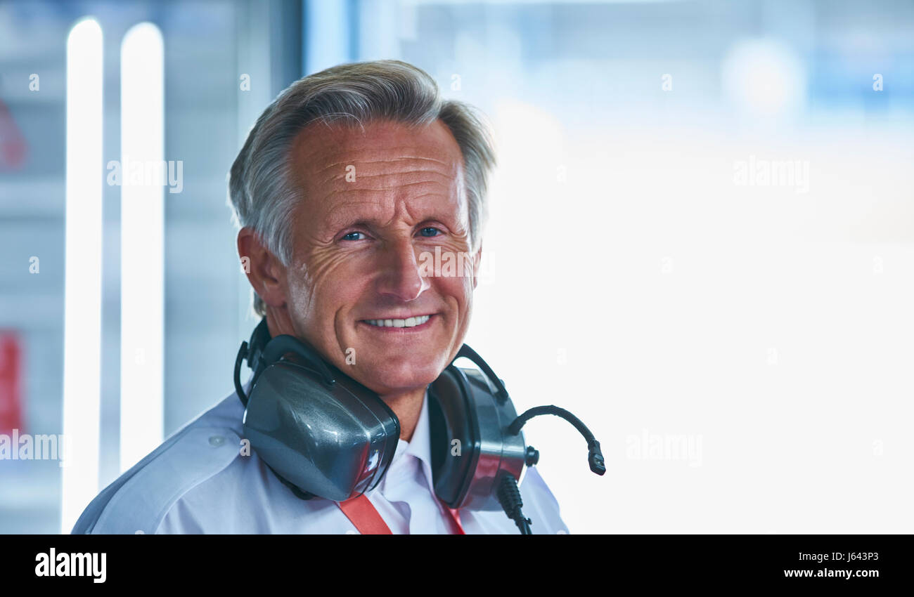 Smiling f1 hi-res stock photography and images - Alamy