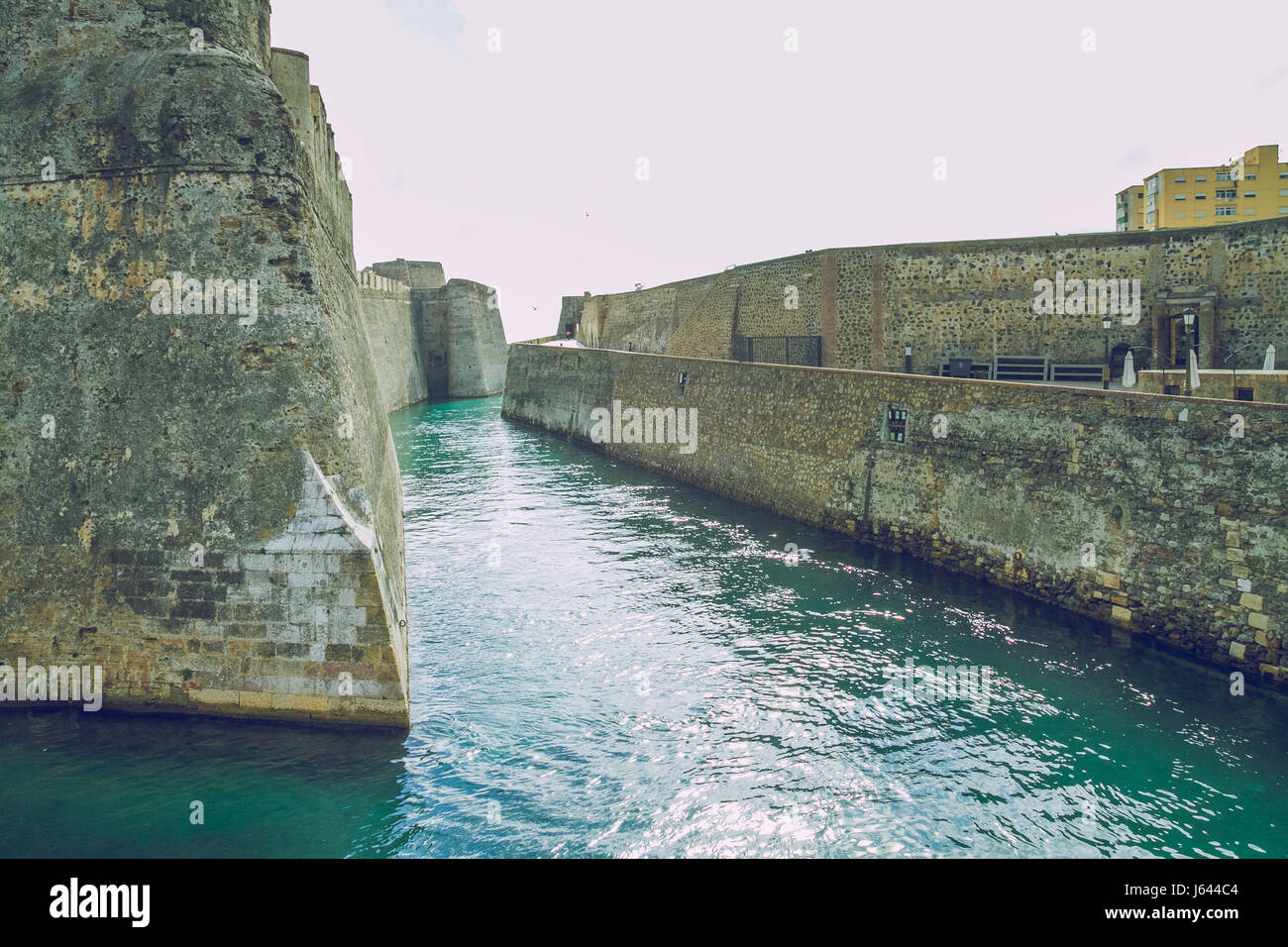 City view, Ceuta Spain, europe, 2013. Coat of arms of Ceuta. Nature ...