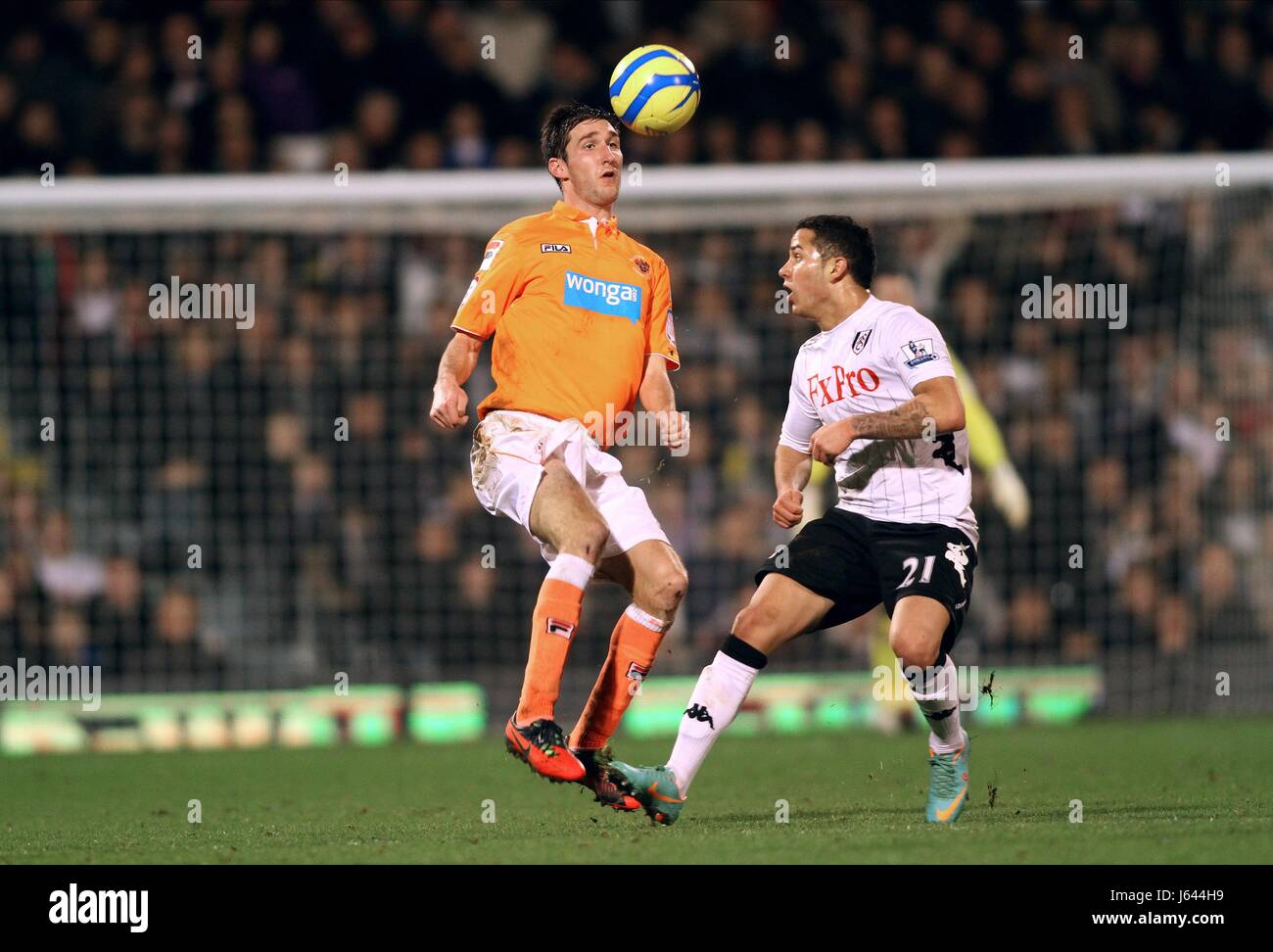 CHRIS BASHAM & KERIM FREI FULHAM V BLACKPOOL LONDON ENGLAND UK 05 ...