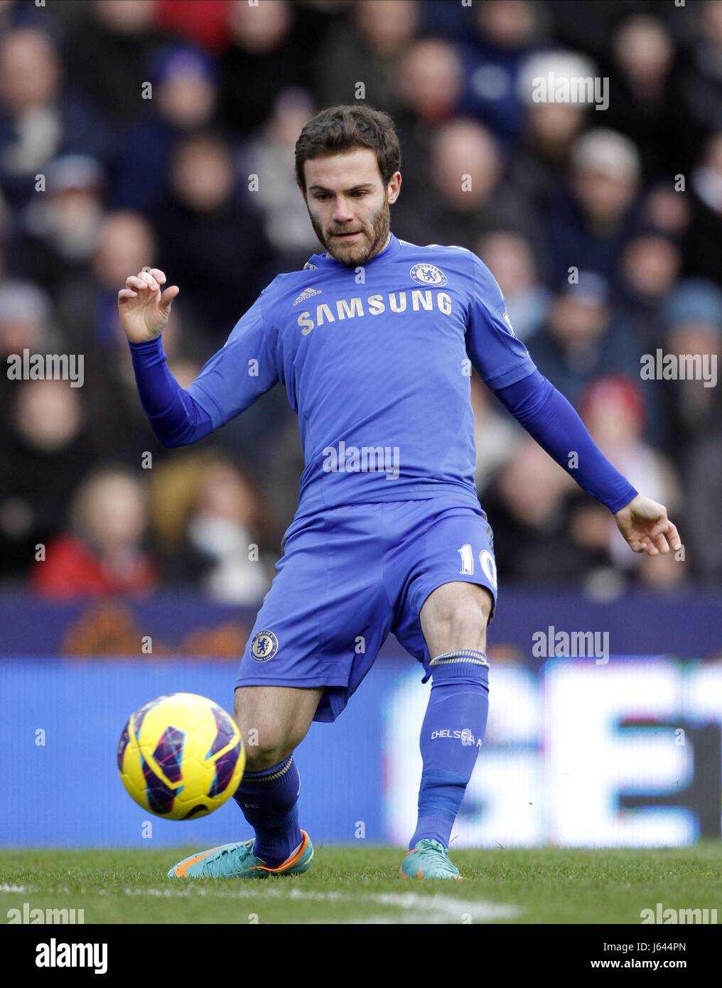JUAN MATA CHELSEA FC THE BRITANNIA STADIUM STOKE-ON-TRENT ENGLAND 12 ...