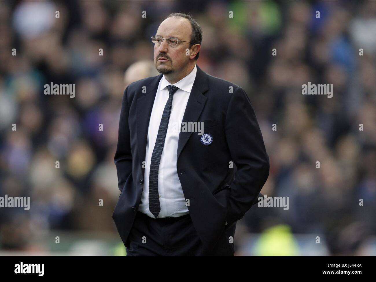 RAFA BENITEZ CHELSEA FC MANAGER THE BRITANNIA STADIUM STOKE-ON-TRENT ...