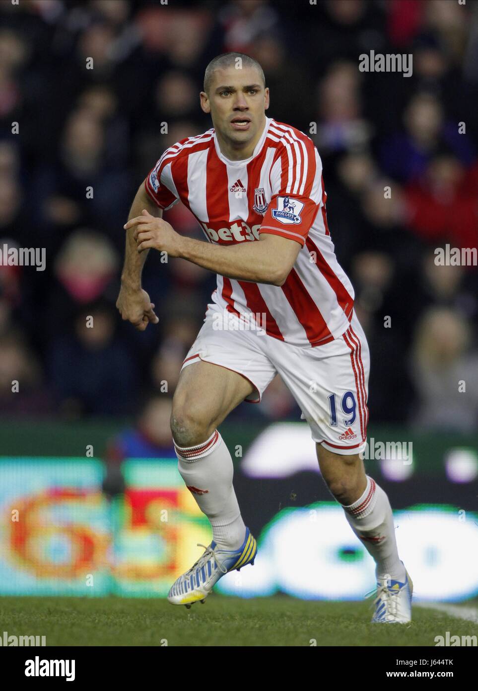 JONATHAN WALTERS STOKE CITY FC THE BRITANNIA STADIUM STOKE-ON-TRENT ...