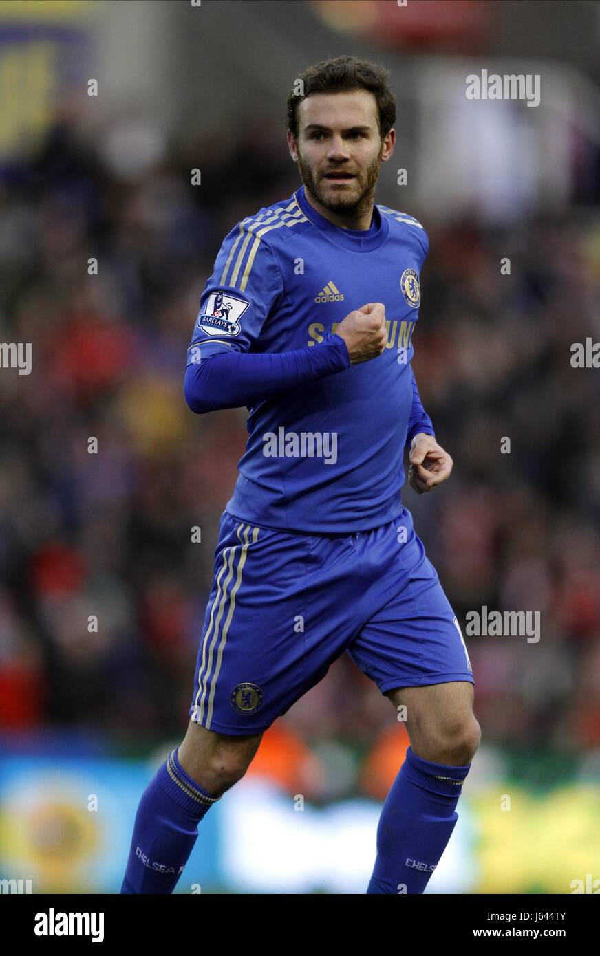 JUAN MATA CHELSEA FC THE BRITANNIA STADIUM STOKE-ON-TRENT ENGLAND 12 ...