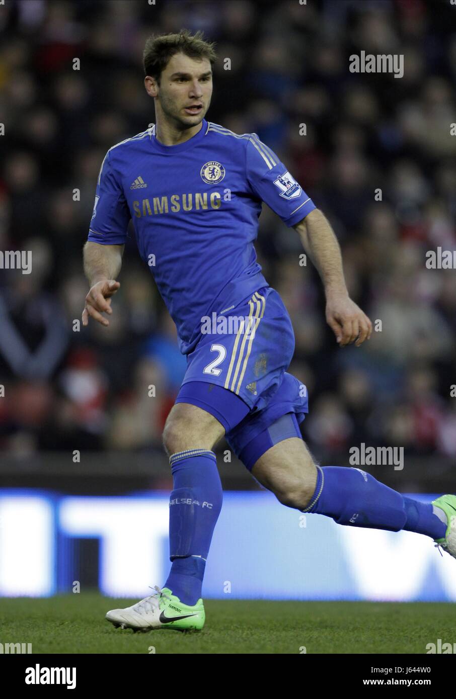 BRANISLAV IVANOVIC CHELSEA FC THE BRITANNIA STADIUM STOKE-ON-TRENT ...