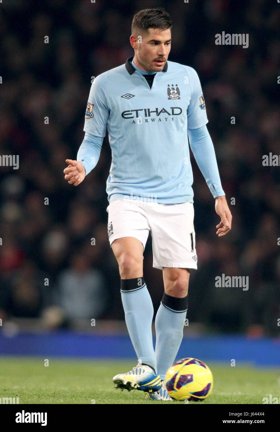 JAVI GARCIA MANCHESTER CITY FC LONDON ENGLAND UK 13 January 2013 Stock ...