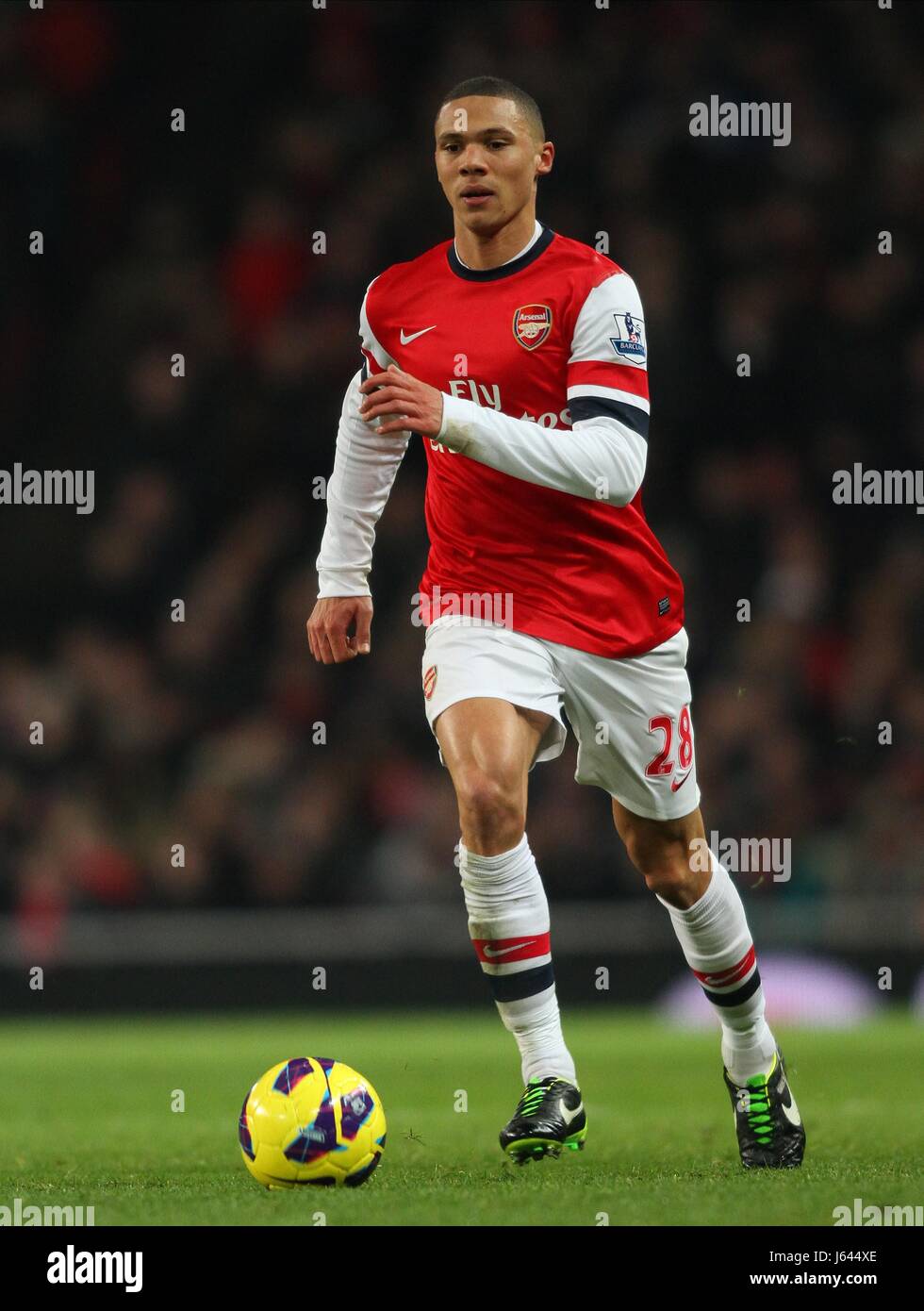 KIERAN GIBBS ARSENAL FC LONDON ENGLAND UK 13 January 2013 Stock Photo ...