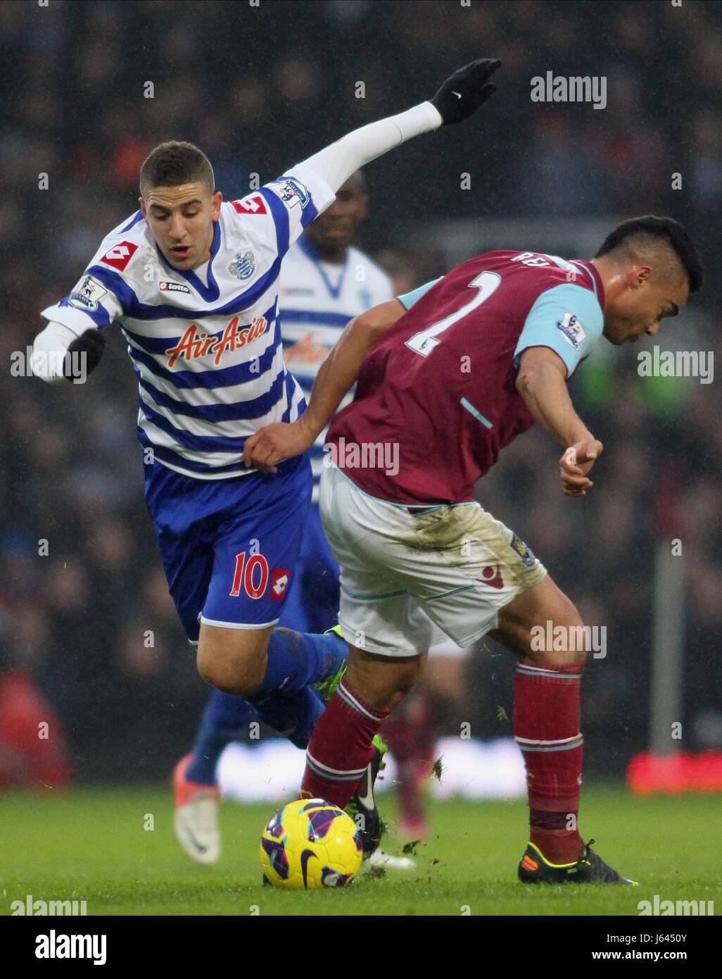 ADEL TAARABT & WINSTON REID WEST HAM UNITED V QUEENS PARK LONDON ...