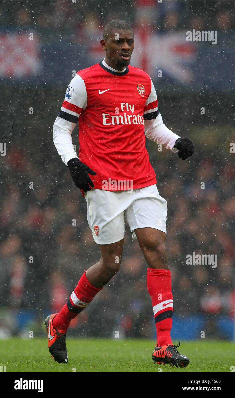 ABOU DIABY ARSENAL FC LONDON ENGLAND UK 20 January 2013 Stock Photo - Alamy