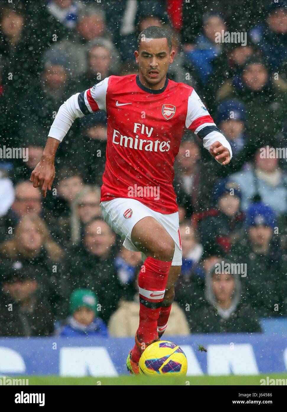 THEO WALCOTT ARSENAL FC LONDON ENGLAND UK 20 January 2013 Stock Photo ...