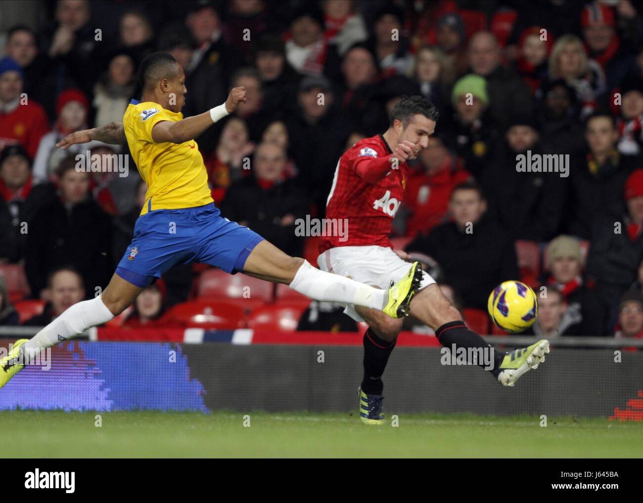 NATHANIEL CLYNE & ROBIN VAN PE MANCHESTER UNITED V SOUTHAMPTO OLD ...
