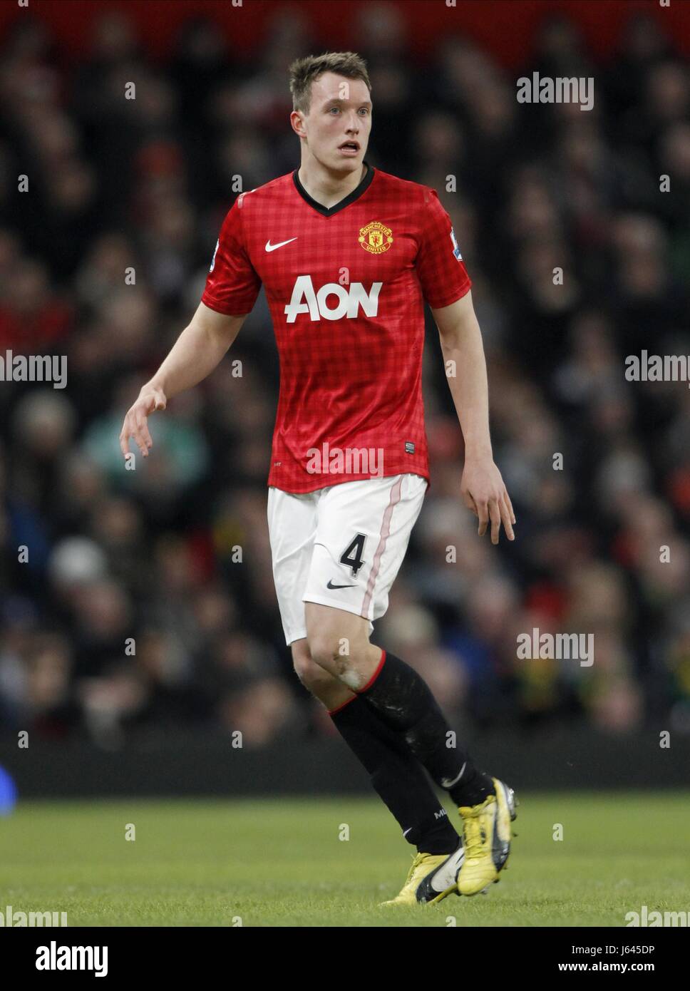 PHIL JONES MANCHESTER UNITED FC OLD TRAFFORD MANCHESTER ENGLAND 30 ...