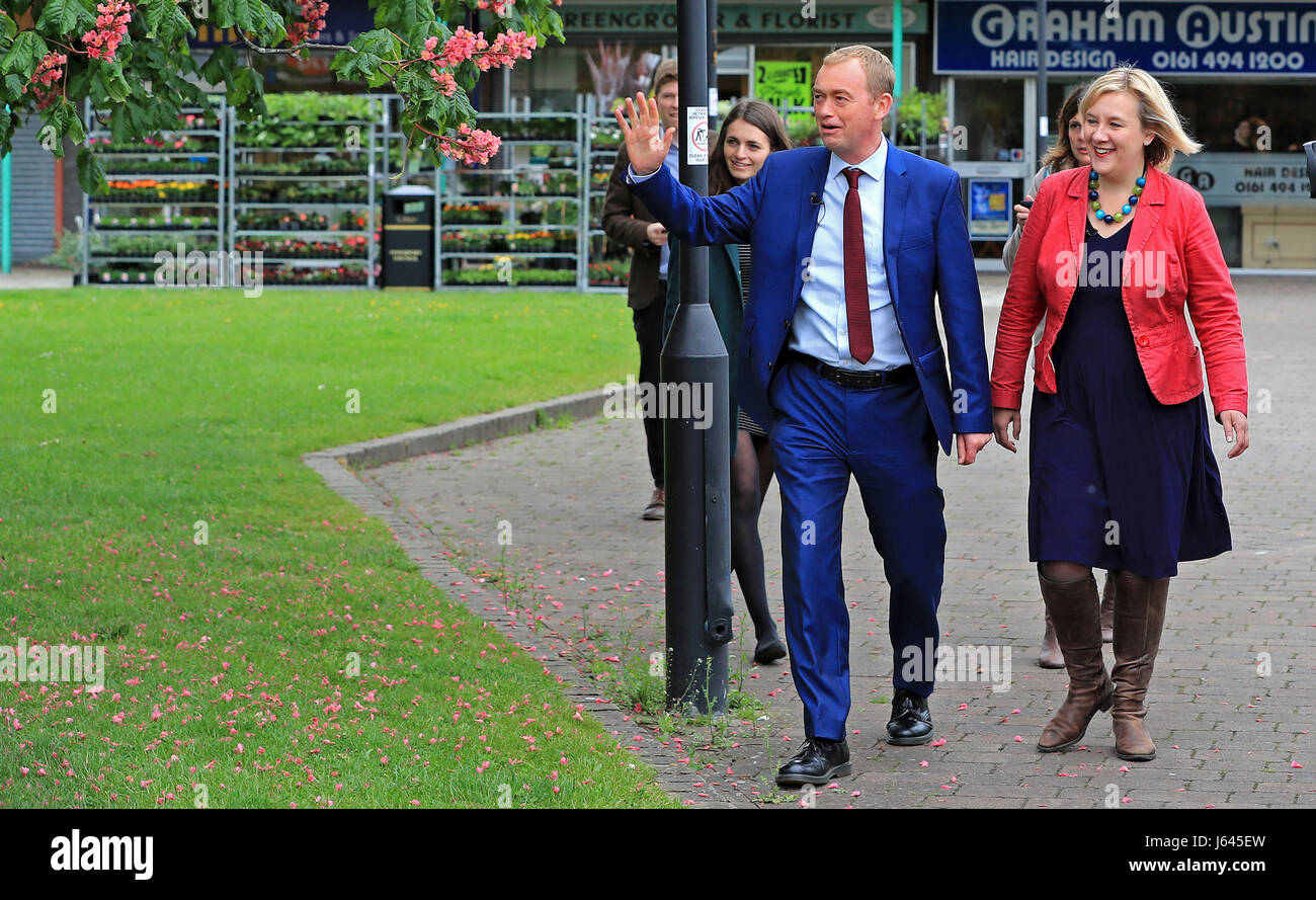 Liberal Democrats leader Tim Farron during a meeting with local ...