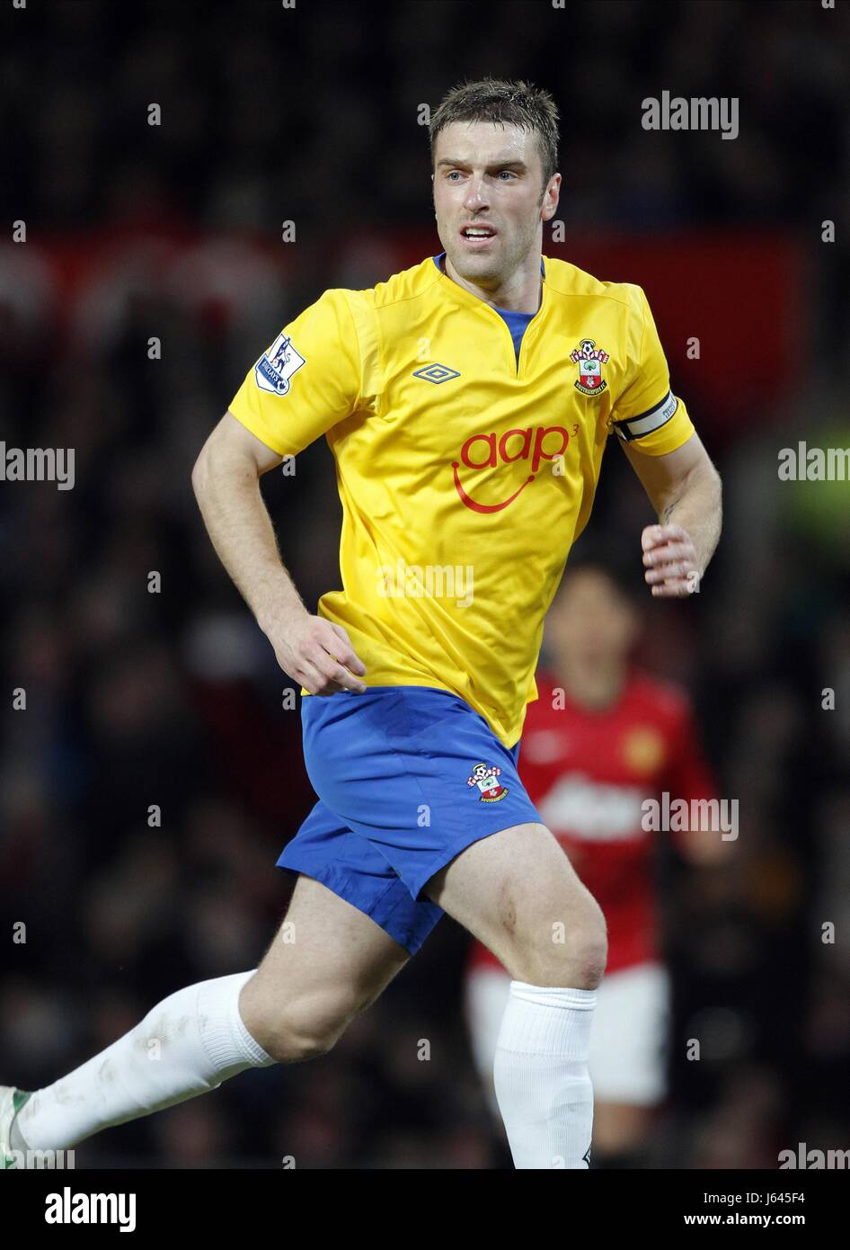 RICKIE LAMBERT SOUTHAMPTON FC SOUTHAMPTON FC OLD TRAFFORD MANCHESTER ...