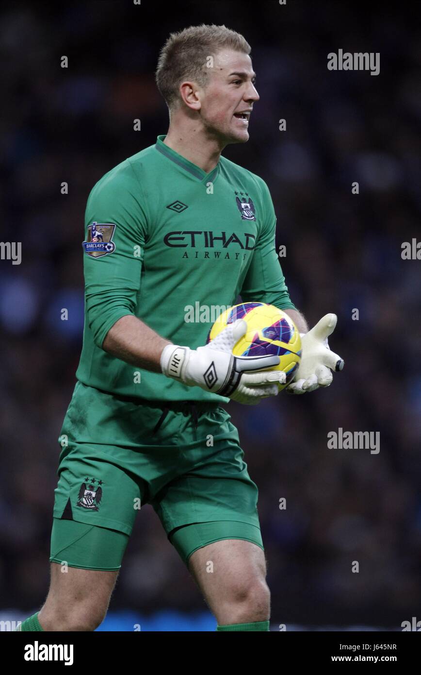 JOE HART MANCHESTER CITY FC ETIHAD STADIUM MANCHESTER ENGLAND 03 ...