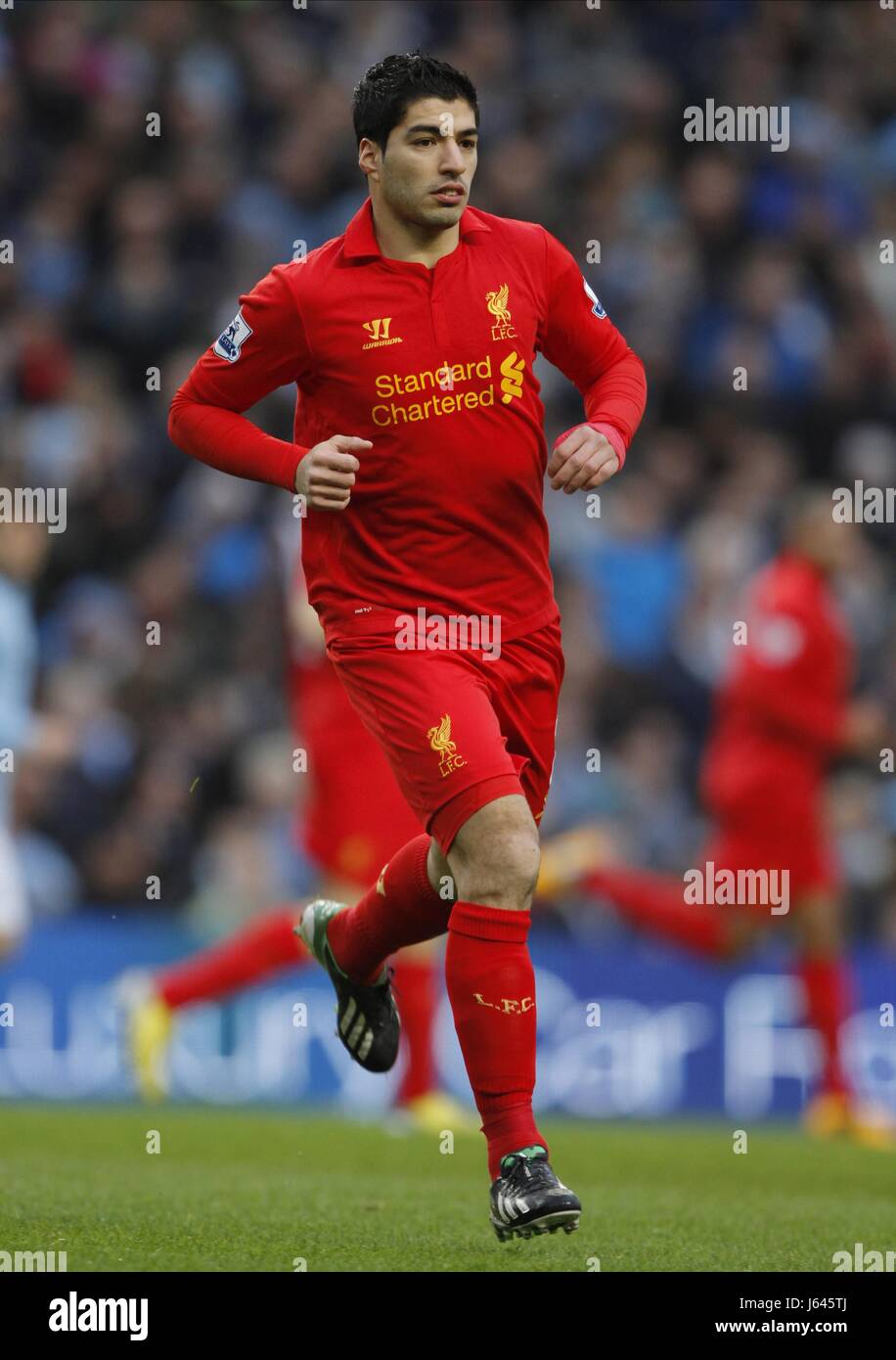 LUIS SUAREZ LIVERPOOL FC ETIHAD STADIUM MANCHESTER ENGLAND 03 February ...