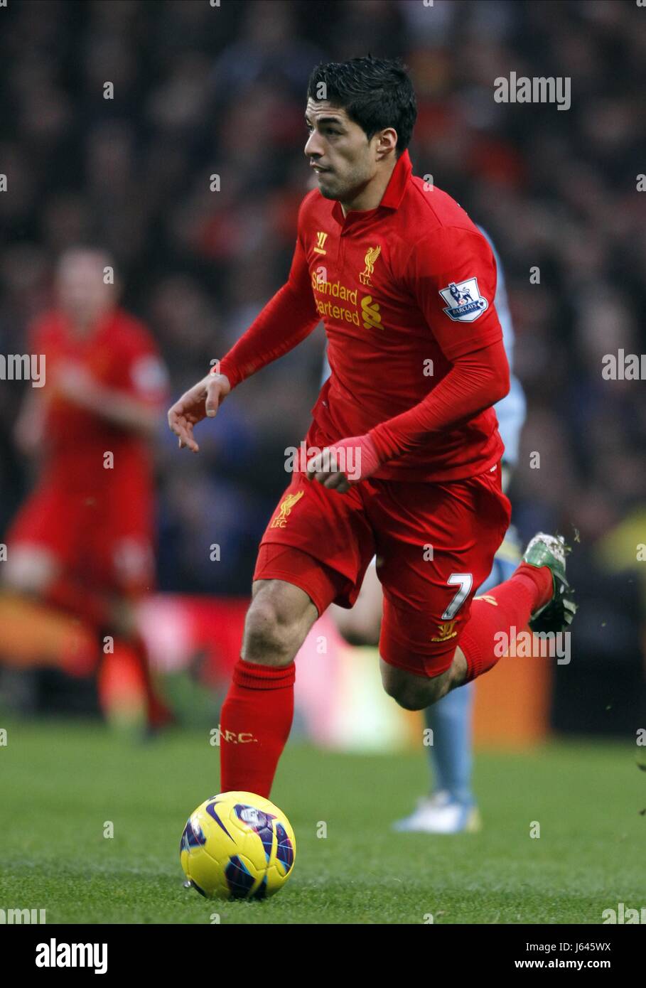 LUIS SUAREZ LIVERPOOL FC ETIHAD STADIUM MANCHESTER ENGLAND 03 February ...
