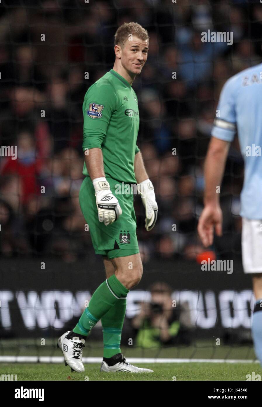 JOE HART MANCHESTER CITY FC ETIHAD STADIUM MANCHESTER ENGLAND 03 ...