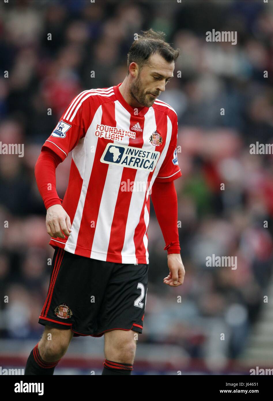 STEVEN FLETCHER SUNDERLAND FC STADIUM OF LIGHT SUNDERLAND ENGLAND 09 ...