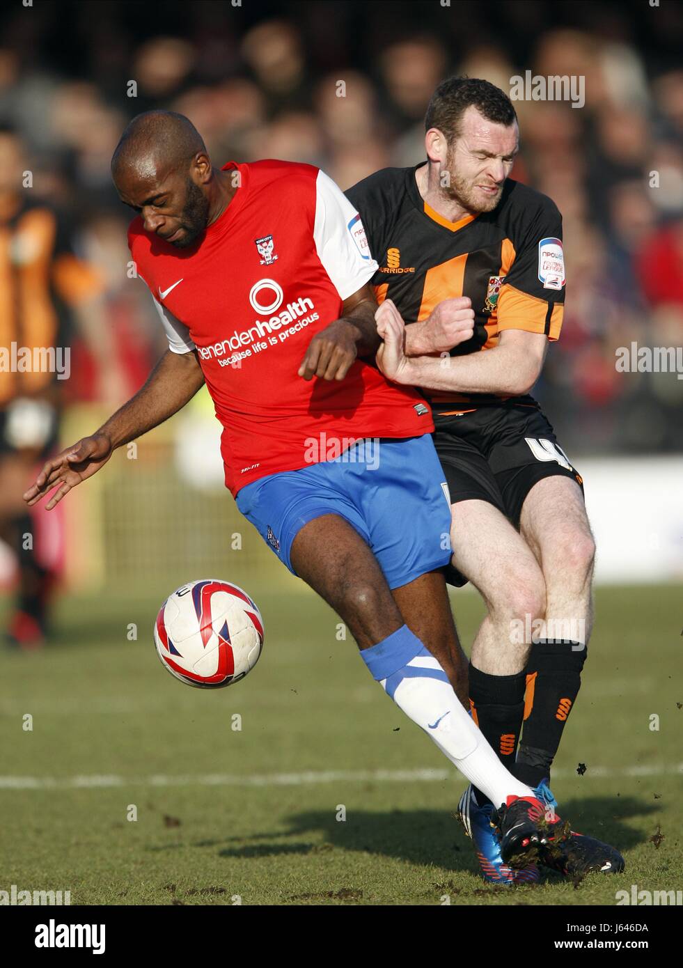 JAMAL FYFIELD & CRAIG BEATTIE YORK CITY V BARNET FC BOOTHAM CRESCENT ...