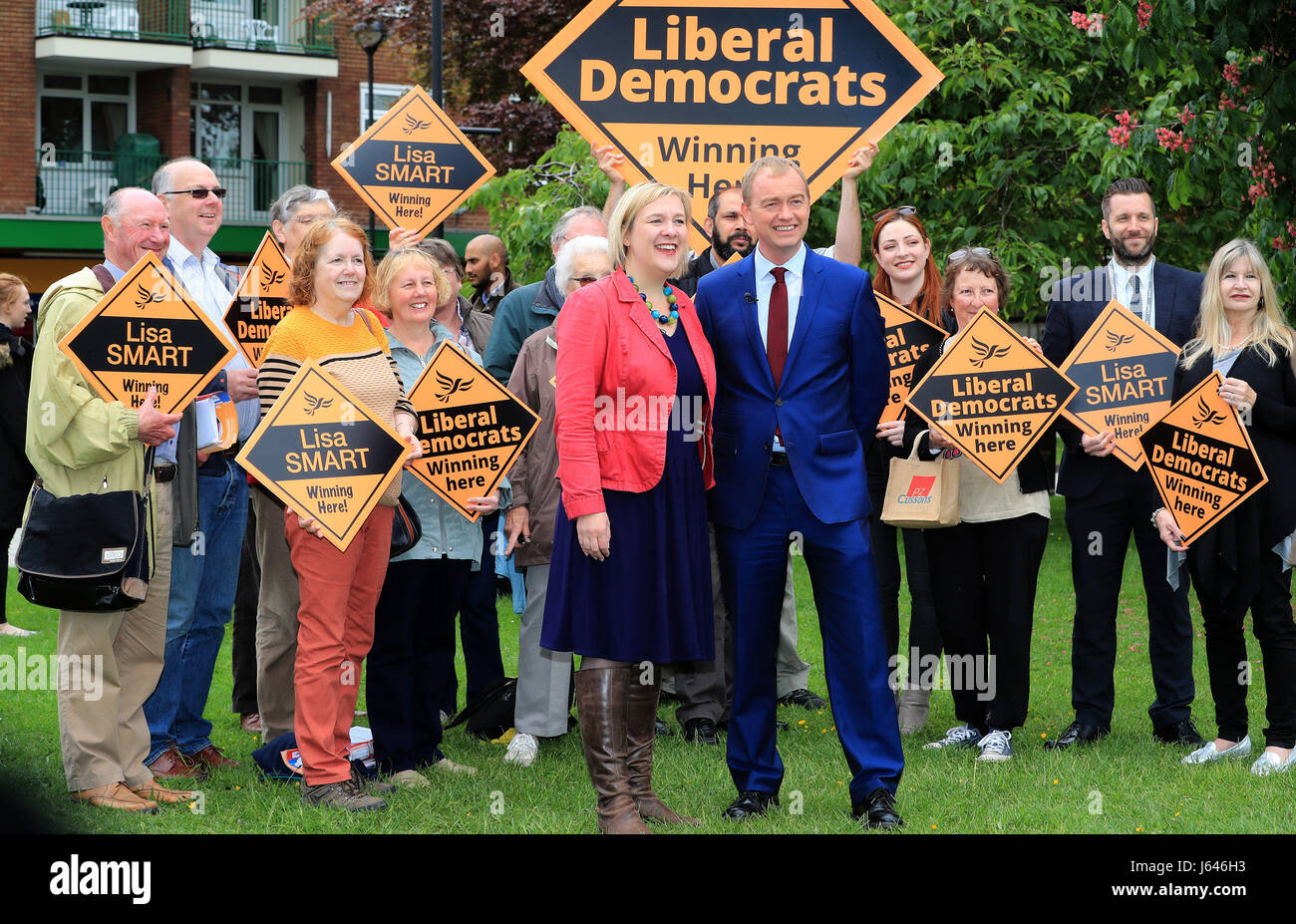 Addresses supporters in the woodley precinct hi-res stock photography ...