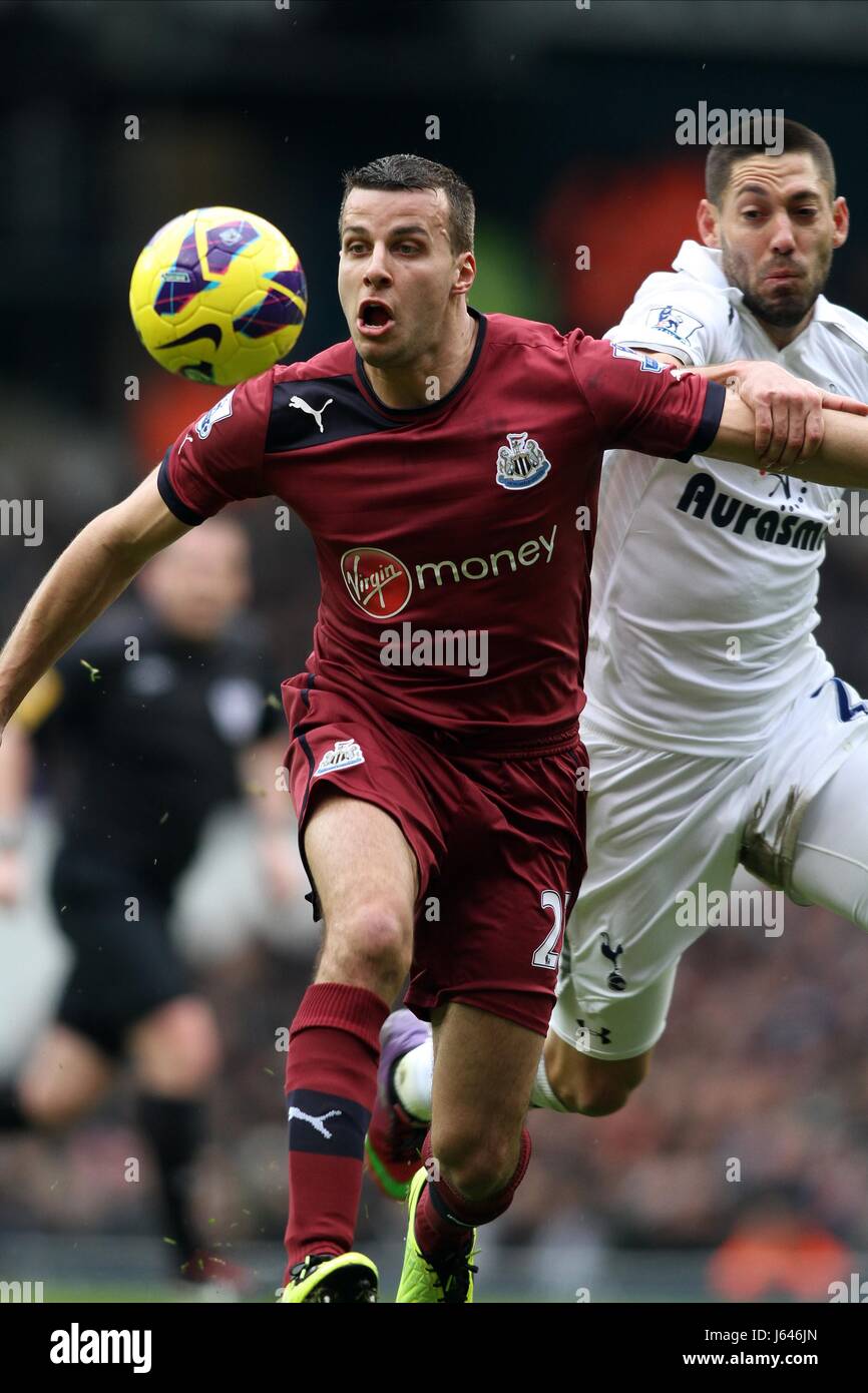 STEVEN TAYLOR & CLINT DEMPSEY TOTTENHAM HOTSPUR V NEWCASTLE LONDON ...