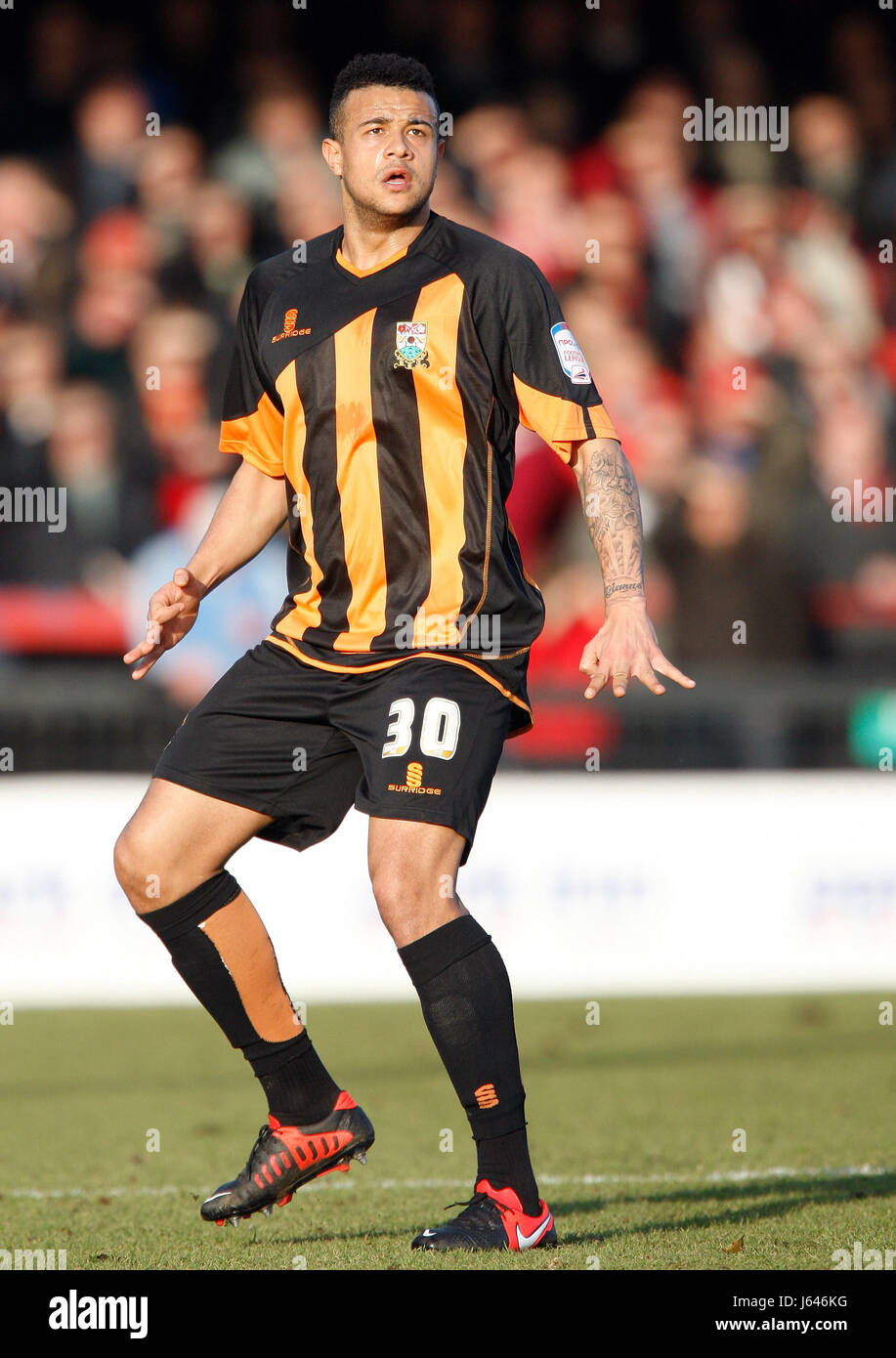 DAVID STEPHENS BARNET FC BOOTHAM CRESCENT YORK ENGLAND 16 February 2013 ...