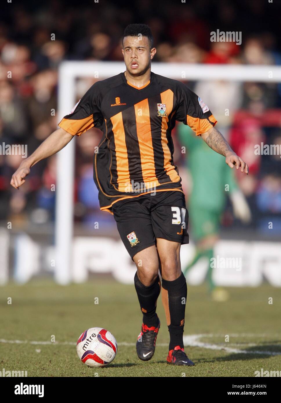 DAVID STEPHENS BARNET FC BOOTHAM CRESCENT YORK ENGLAND 16 February 2013 ...