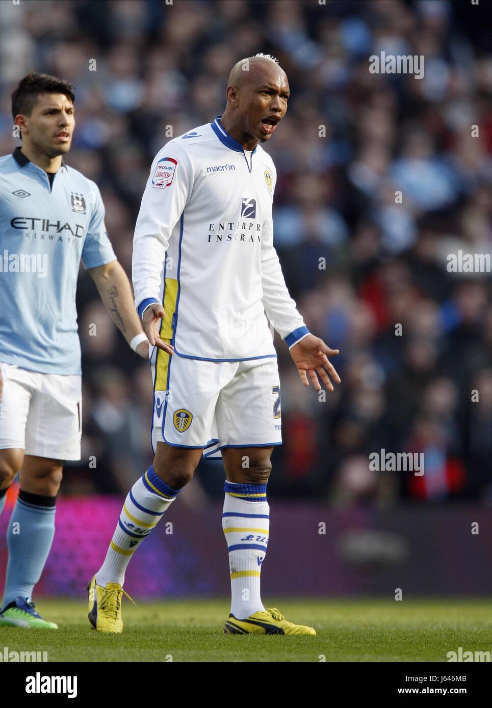 EL-HADJI DIOUF LEEDS UNITED FC ETIHAD STADIUM MANCHESTER ENGLAND 17 ...