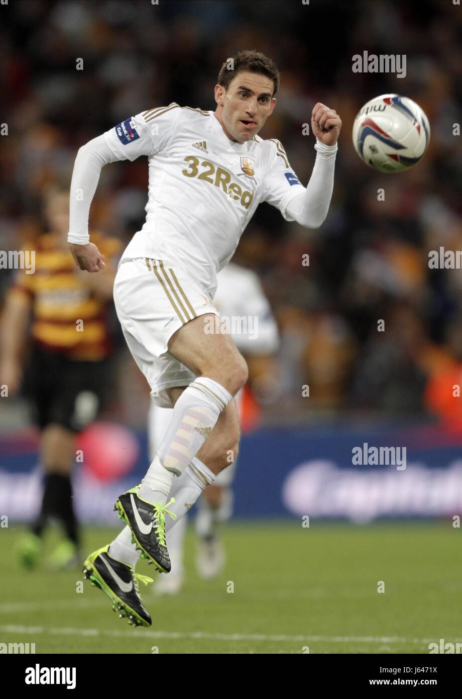 ANGEL RANGEL SWANSEA CITY FC WEMBLEY STADIUM LONDON ENGLAND 24 February ...