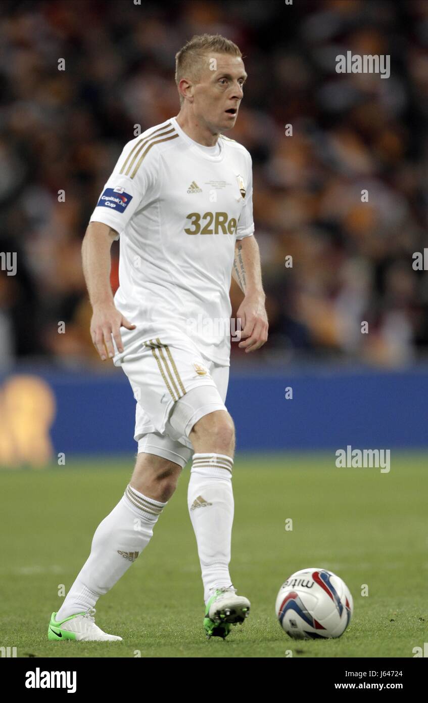 GARRY MONK SWANSEA CITY FC WEMBLEY STADIUM LONDON ENGLAND 24 February ...