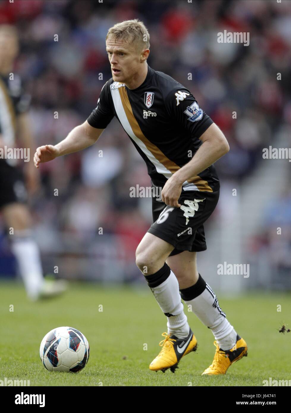 DAMIEN DUFF FULHAM FC STADIUM OF LIGHT SUNDERLAND ENGLAND 02 March 2013 ...