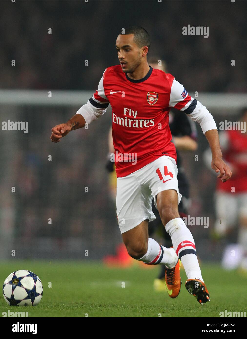 Theo walcott arsenal champions league hi-res stock photography and ...