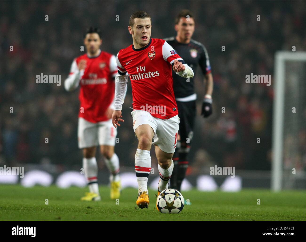 JACK WILSHERE ARSENAL FC LONDON ENGLAND UK 19 February 2013 Stock Photo ...