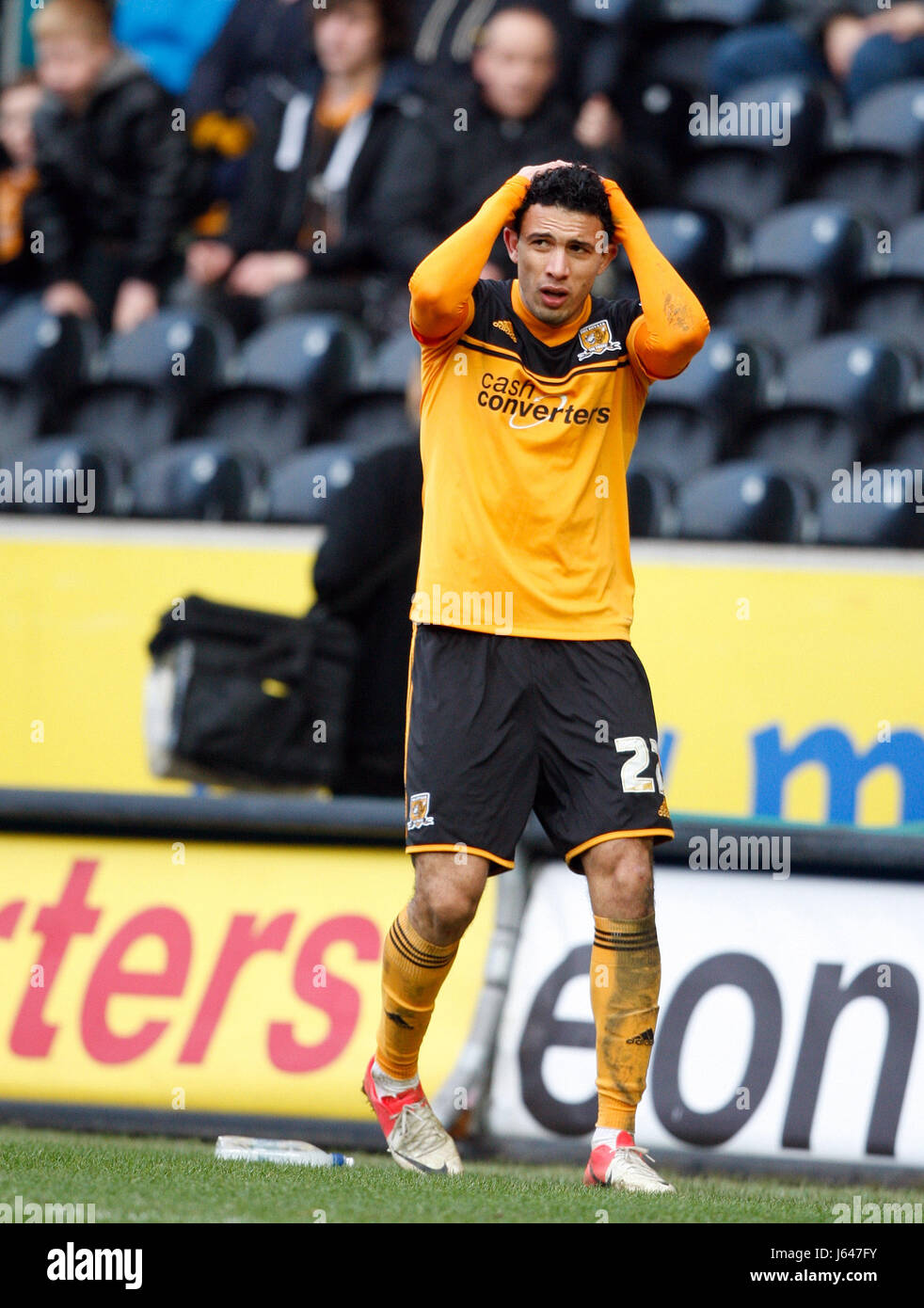 GEDO MISSESCHANCE TO EQUALISE HULL CITY V NOTTS FOREST KC STADIUM HULL ...