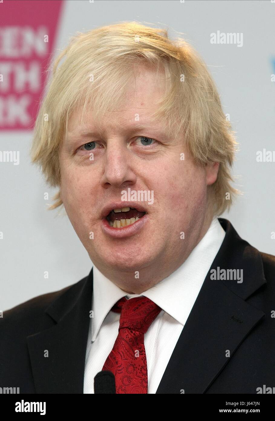 BORIS JOHNSON MAYOR OF LONDON FISH ISLAND LONDON ENGLAND UK 22 March ...