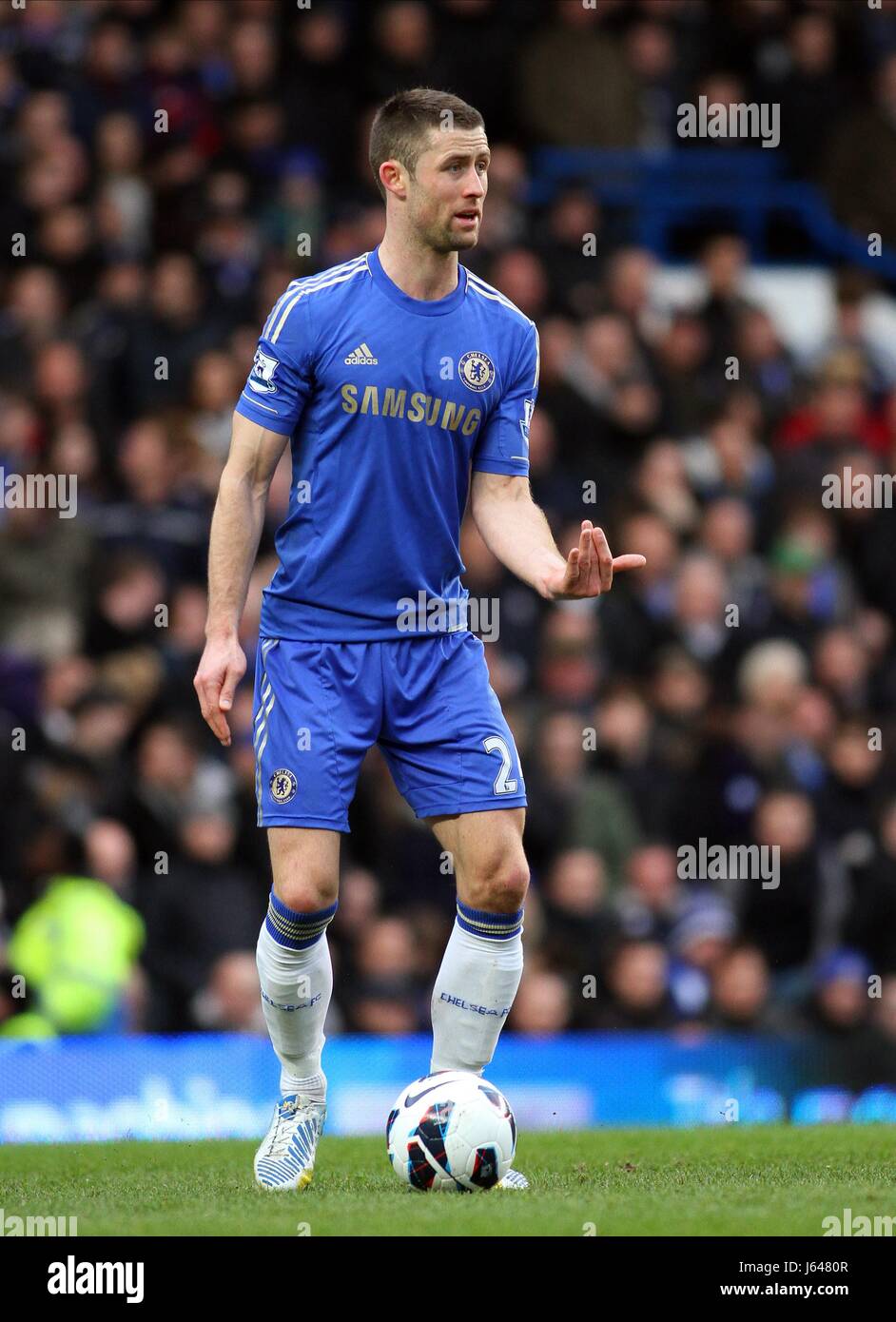 GARY CAHILL CHELSEA FC LONDON ENGLAND UK 17 March 2013 Stock Photo - Alamy