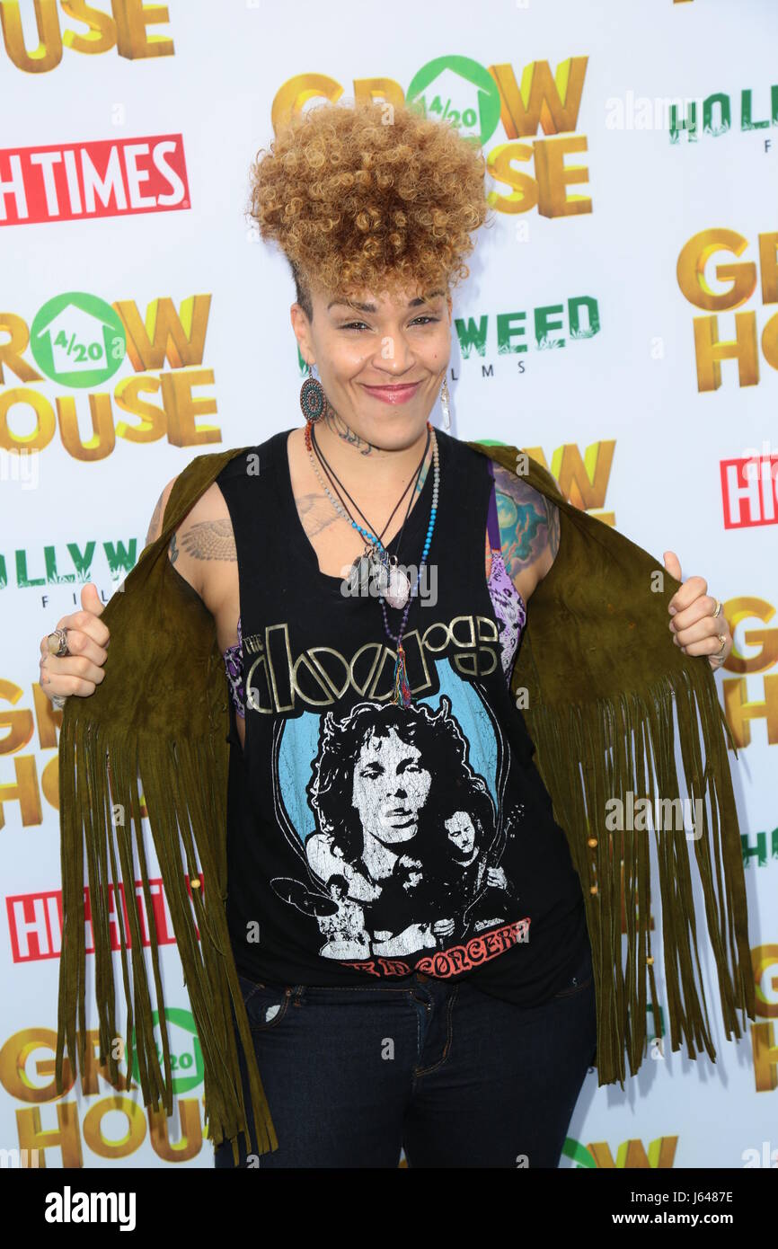 Blue Nyle attending the World Premiere of 'Grow House' at the Regency ...