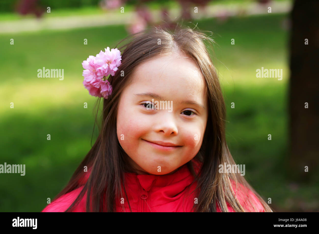 Girl down syndrome hi-res stock photography and images - Alamy