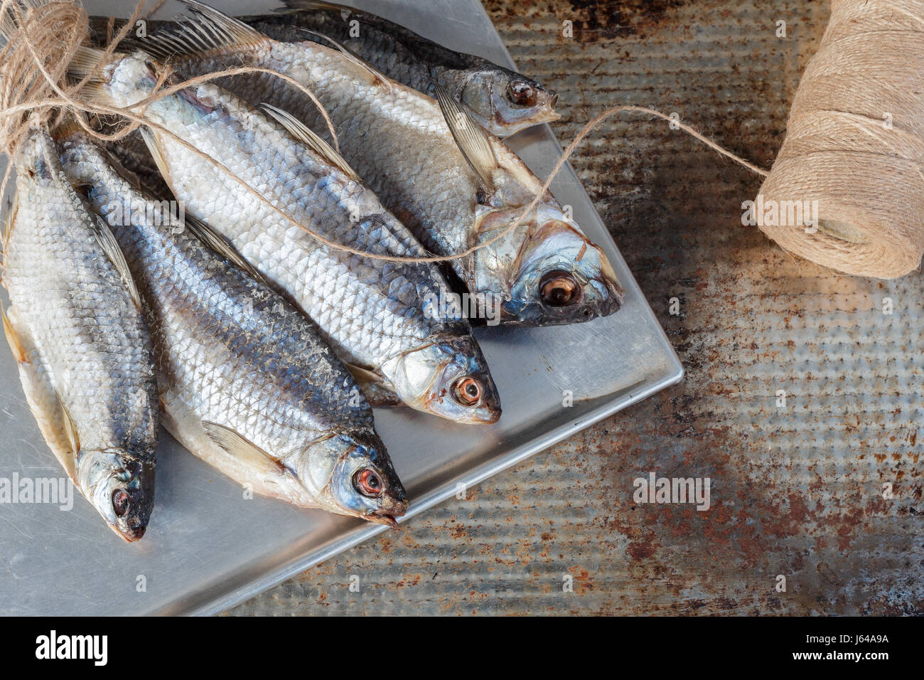Taranka, Sun Dried Salty River Fish, Classic Beer Snack in Post Soviet ...