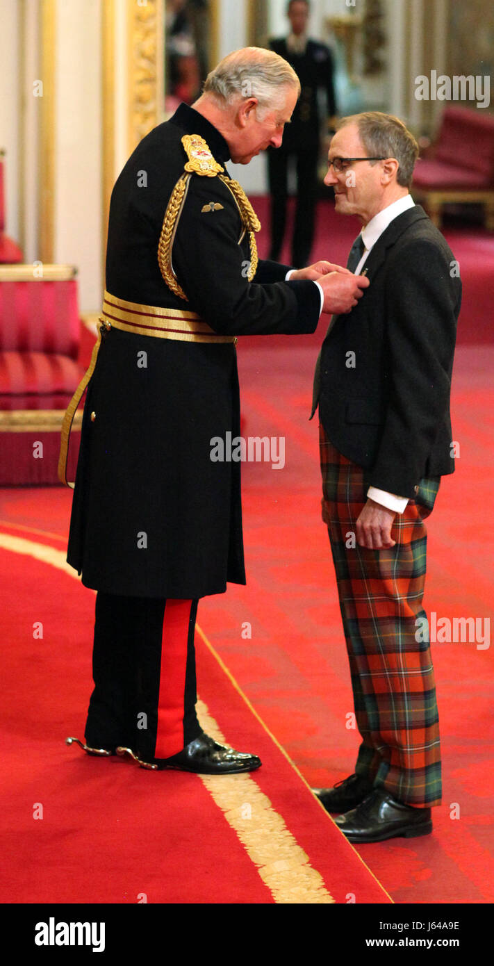 Professor Ian Boyd from St Andrews is decorated with the Polar Medal by ...