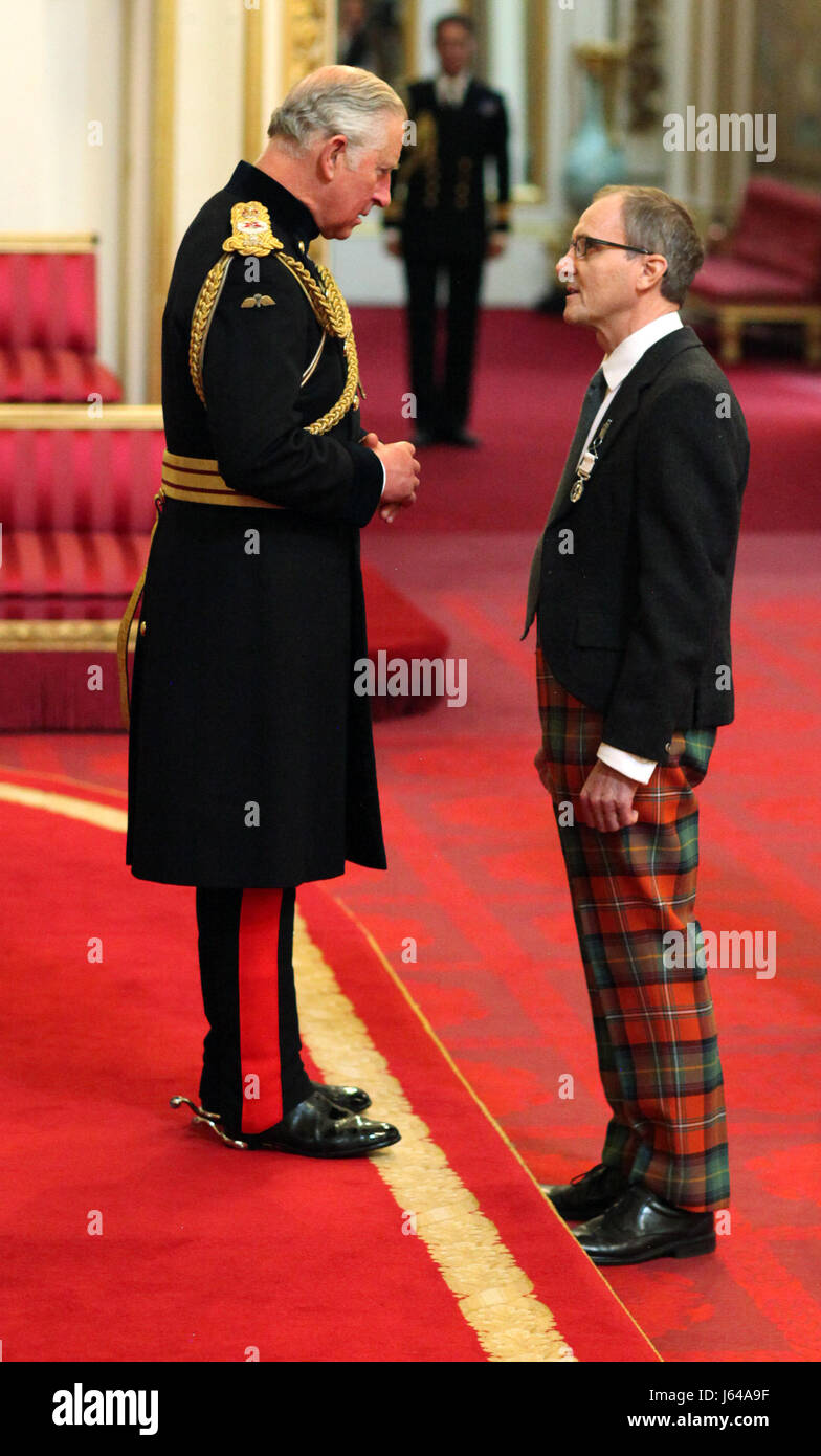 Professor Ian Boyd from St Andrews is decorated with the Polar Medal by ...
