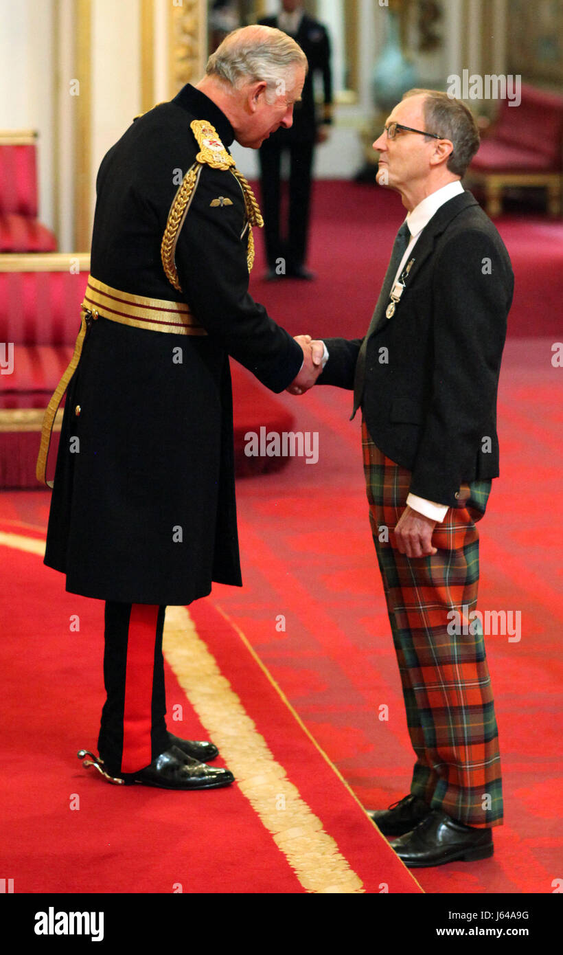 Professor Ian Boyd from St Andrews is decorated with the Polar Medal by ...