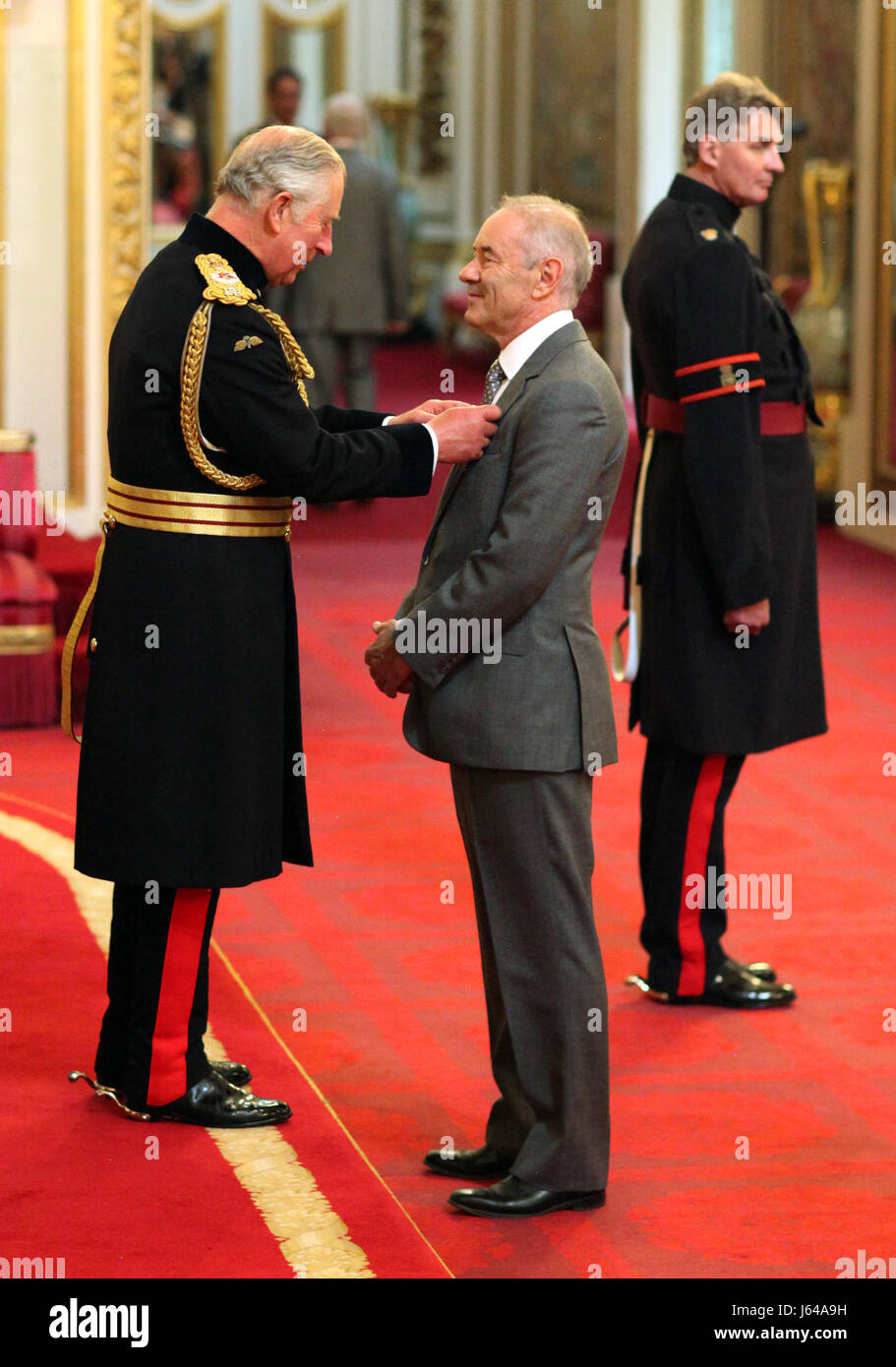 Made mbe by prince wales investiture ceremony buckingham palace hi-res ...