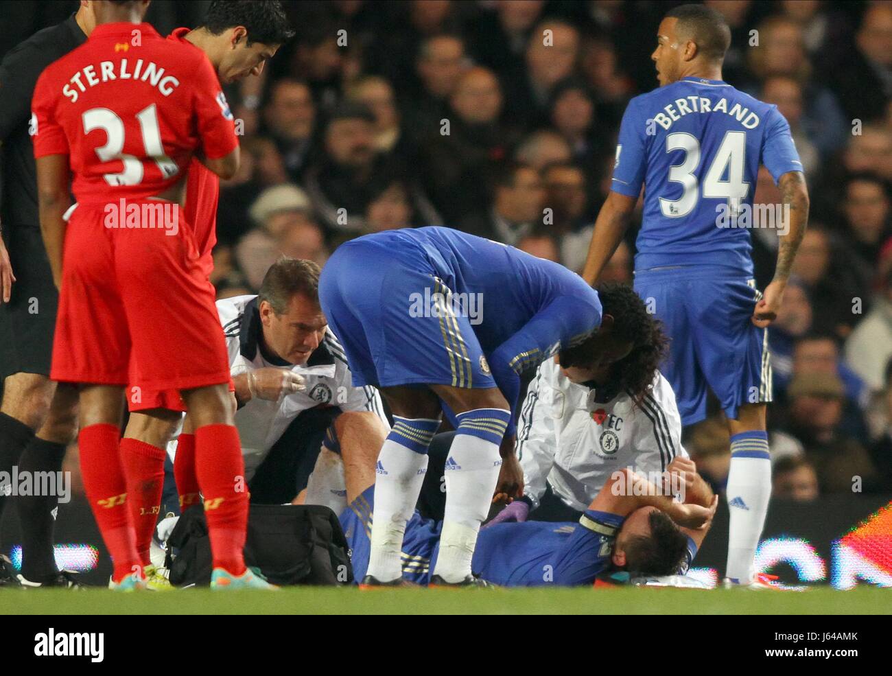 JOHN TERRY INJURY CHELSEA V LIVERPOOL LONDON ENGLAND UK 11 November ...