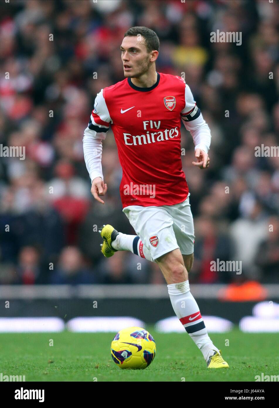 THOMAS VERMAELEN ARSENAL FC LONDON ENGLAND UK 17 November 2012 Stock ...