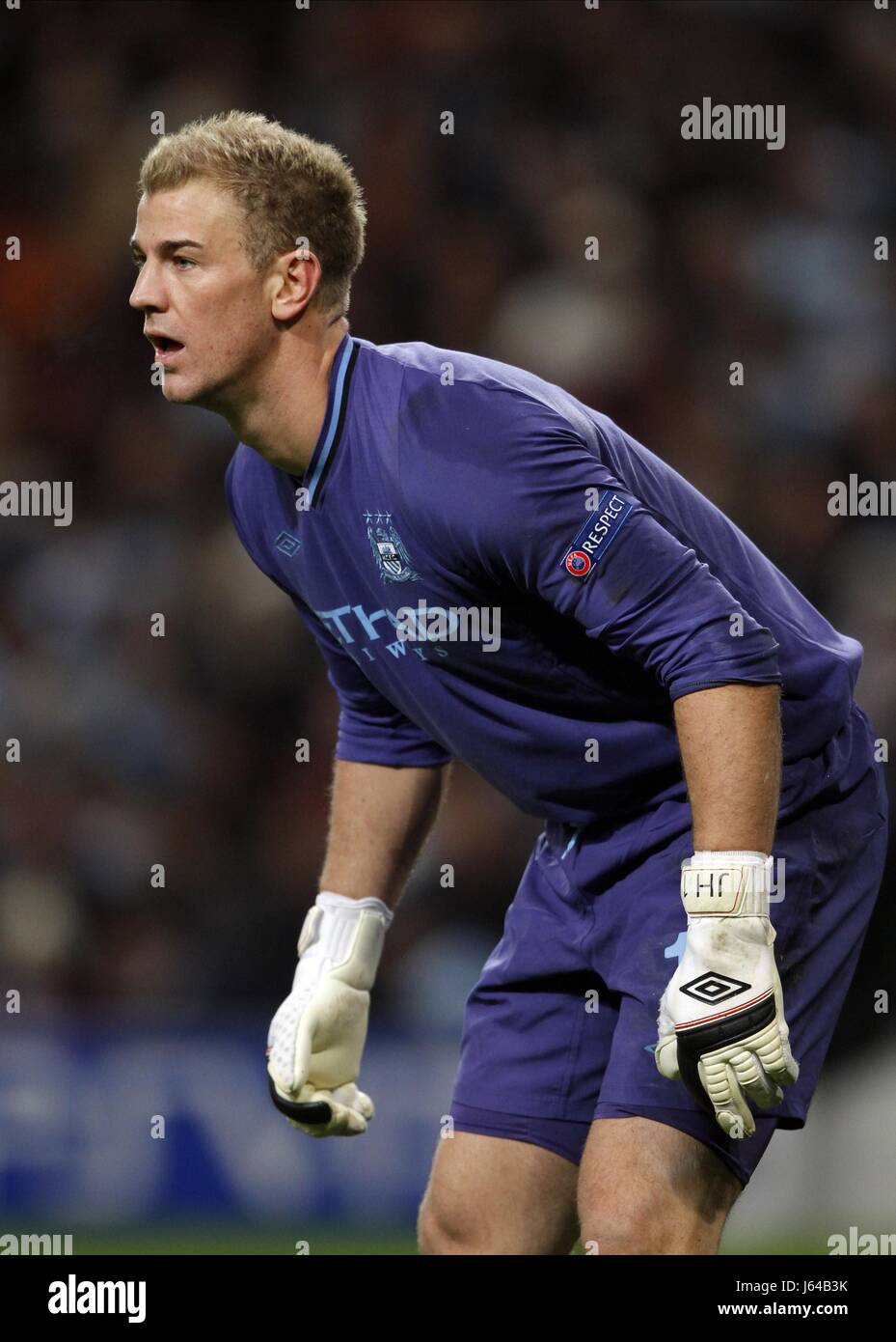 JOE HART MANCHESTER CITY FC MANCHESTER CITY FC ETIHAD STADIUM ...